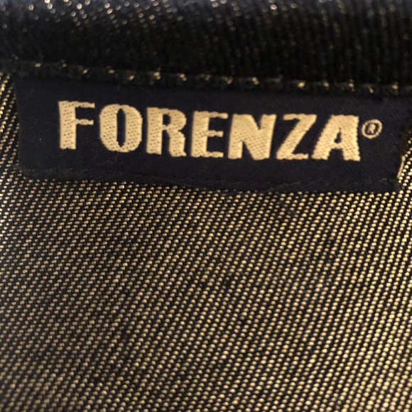 Forenza | Jackets & Coats | Womens Forenza Denim Jacket With Leather ...